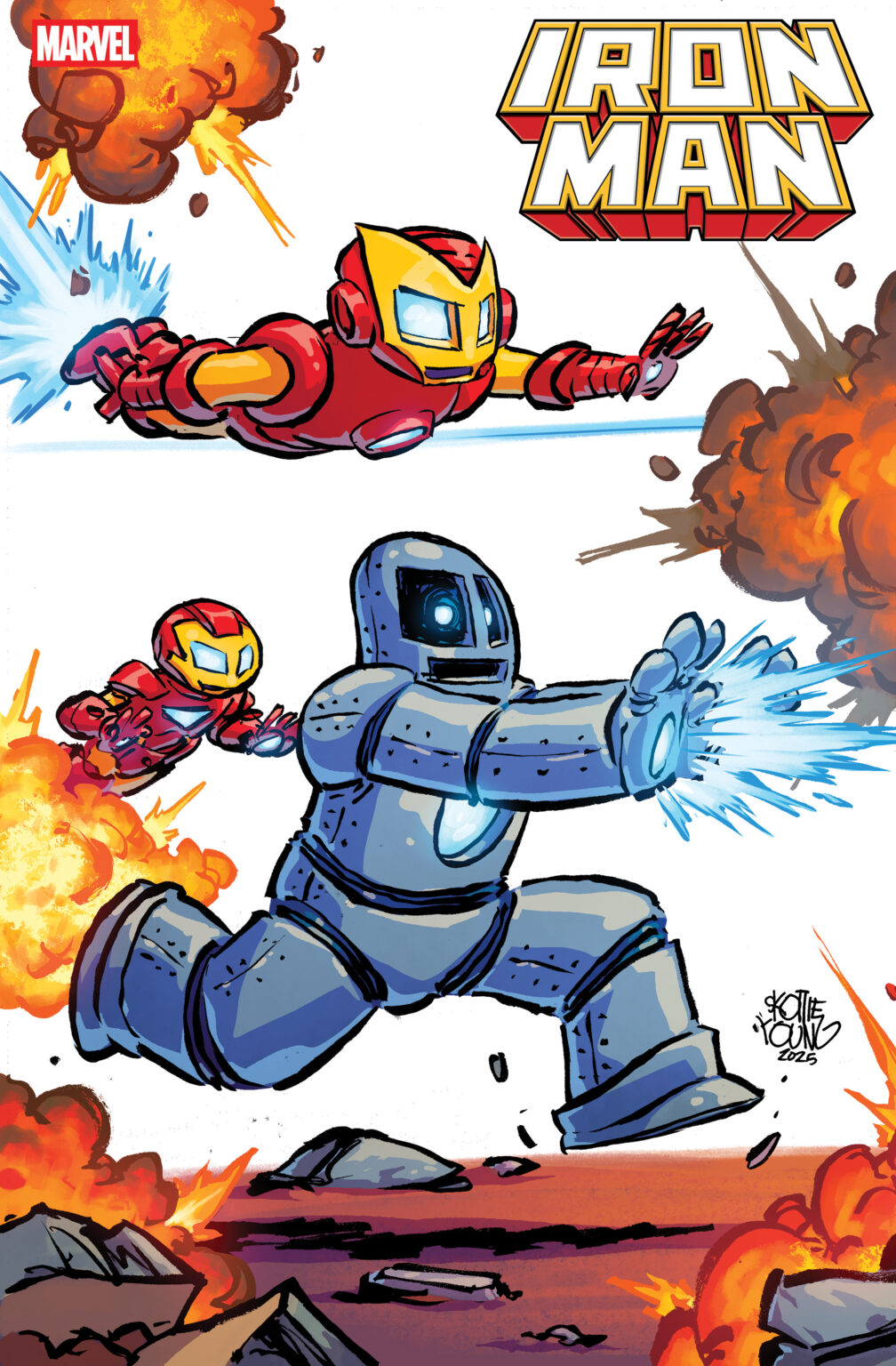 IRON MAN #1 SKOTTIE YOUNG 4-PART CONNECTING VARIANT - Rogues and Rookies